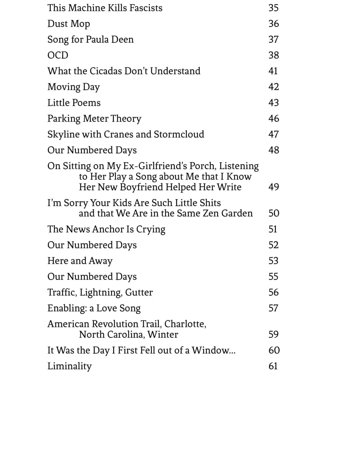 Our Numbered Days - Button Poetry