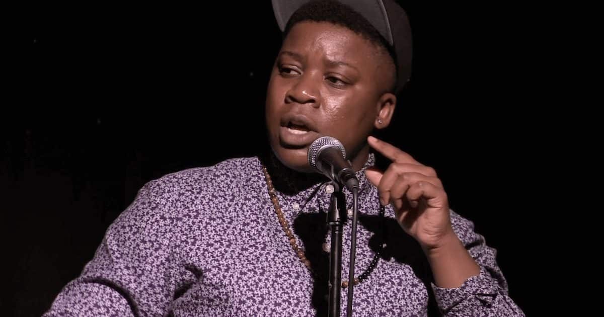 Janae Johnson - “White Girl Roasting” (Button Live) - Button Poetry