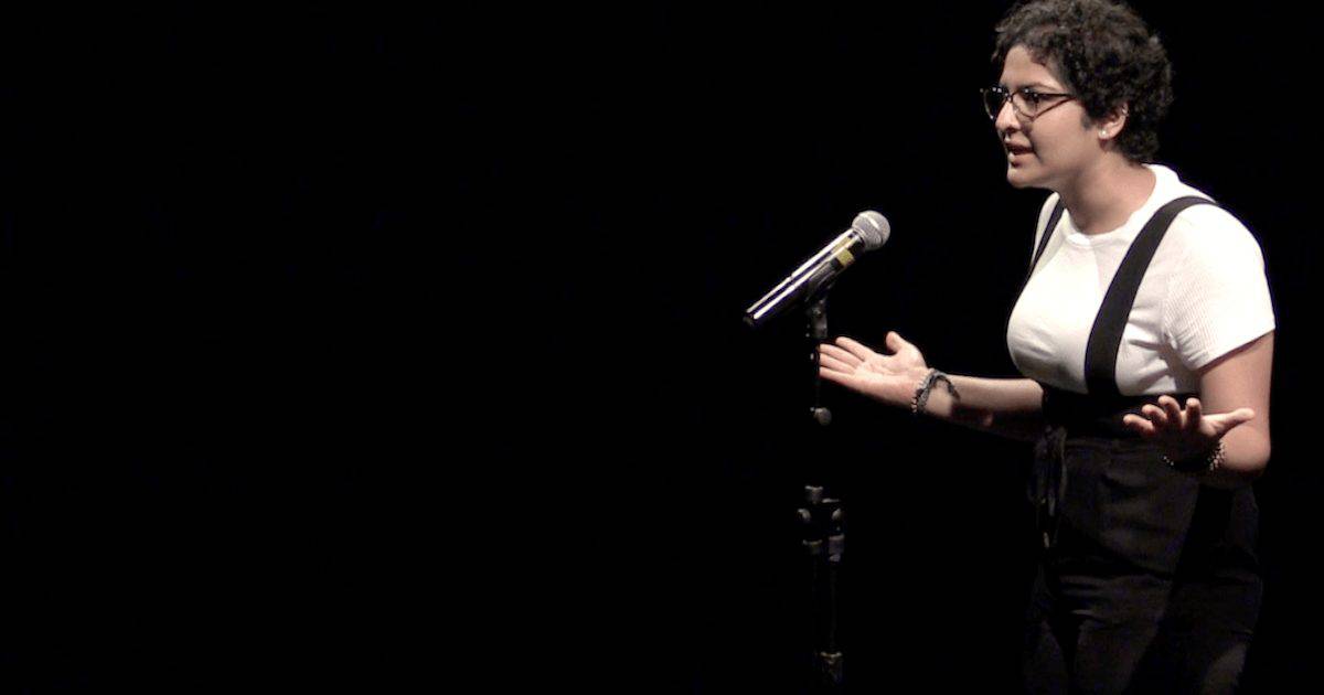 Sarah Abbas - "Clock" (Button Live) - Button Poetry