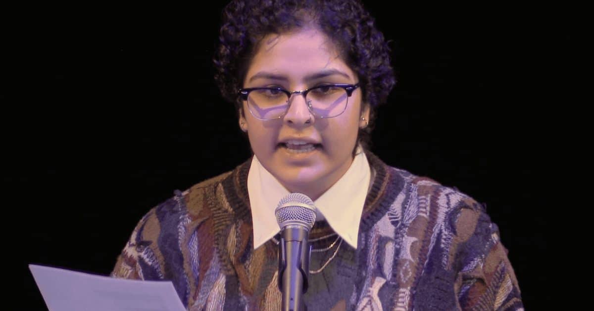 Sarah Abbas - “War on Iranian Blood” (Button Live) - Button Poetry
