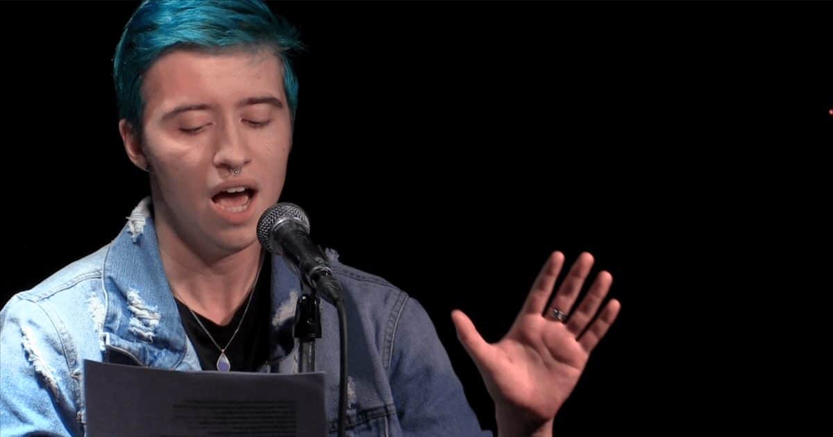 James Hartzer - “Eyelashes” (Button Live) - Button Poetry