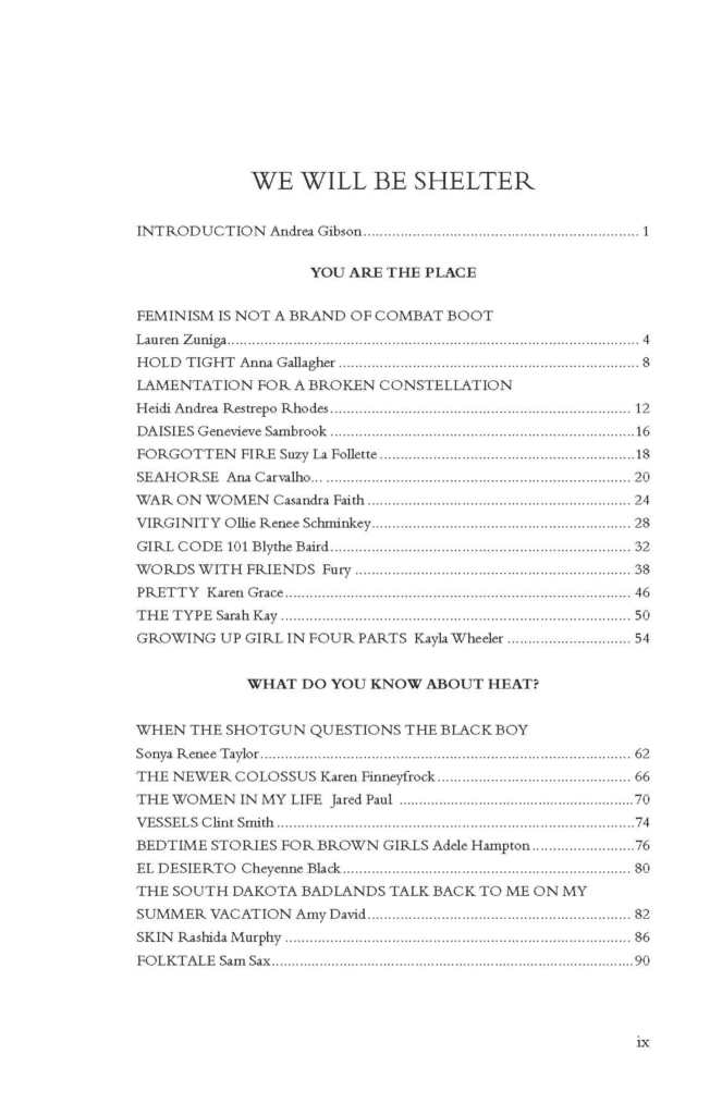 We Will Be Shelter: Poems for Survival - Button Poetry