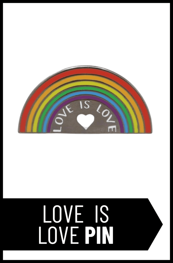 Love is Love Pin - Button Poetry