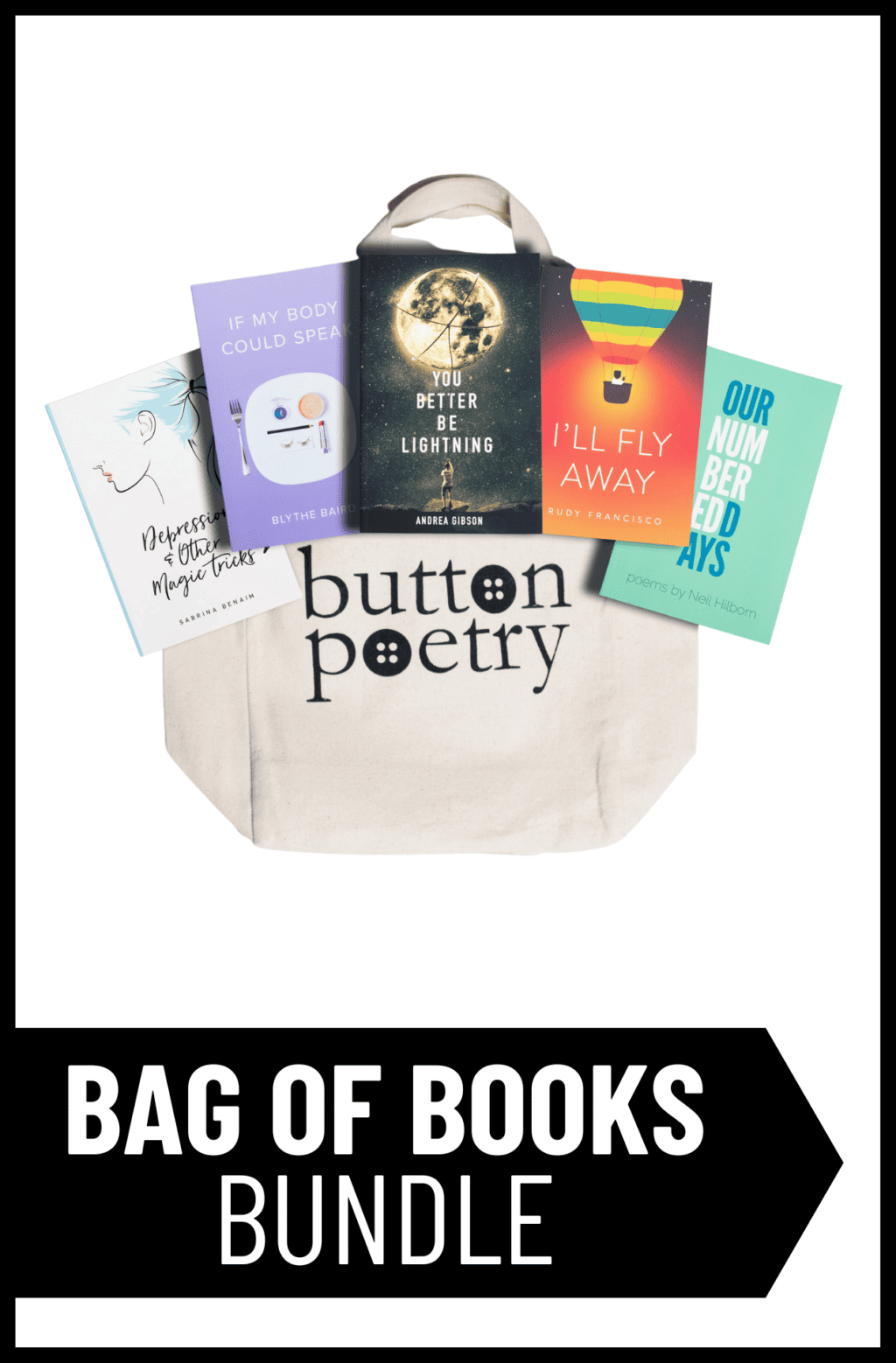 Bag of Books Bundle - Button Poetry