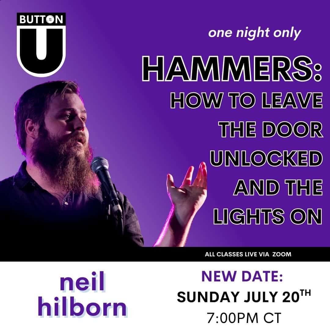 Button University: Neil Hilborn Workshop - One Night Only - Button Poetry